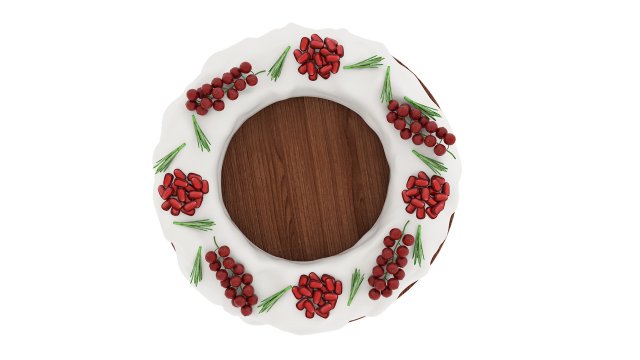 Fruit berry cake collection 3 3D Model in Sweets 3DExport
