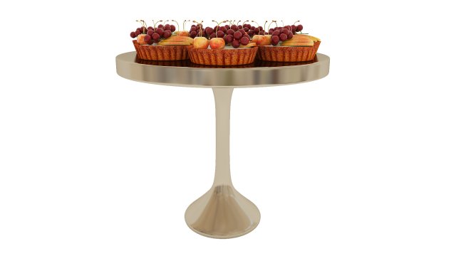 Fruit berry cake collection 3 3D Model in Sweets 3DExport