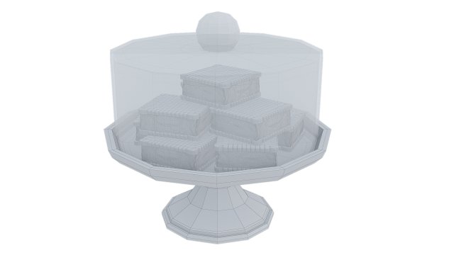 Cookie Stand Collection 3D Model in Sweets 3DExport