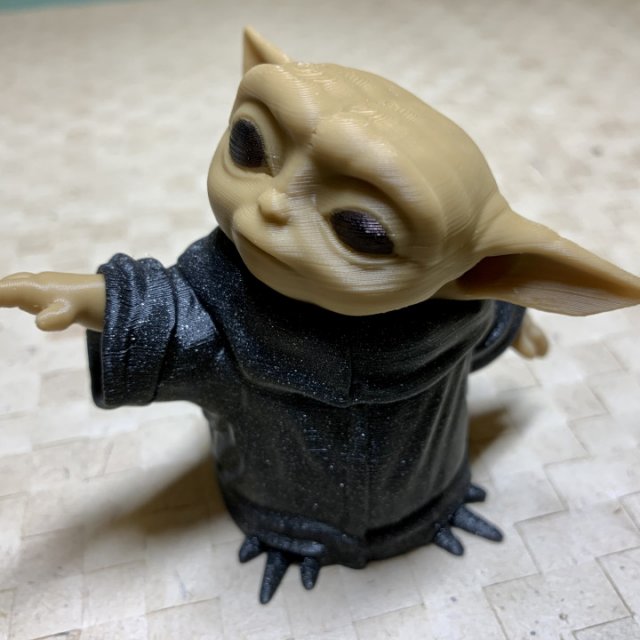 baby yoda Free 3D Model in Monster 3DExport