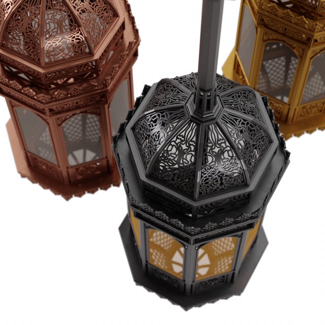 islamic arabian ceiling light 3D Model in Ceiling Lights 3DExport