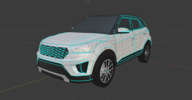 hyundai creta 3D Model in SUV 3DExport