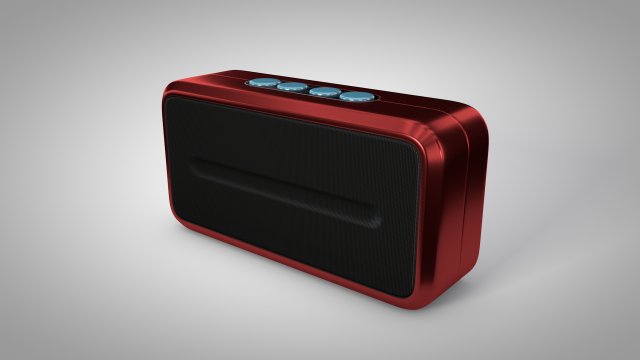 bluetooth speaker 3D Model in Audio 3DExport