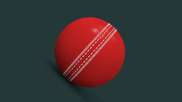 Cricket Ball 3D Model in Sports Equipment 3DExport