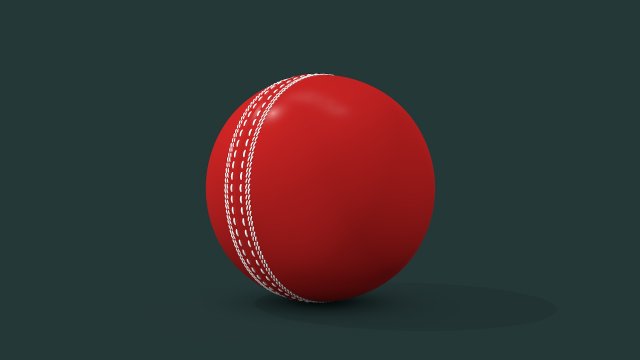 Cricket Ball 3D Model in Sports Equipment 3DExport