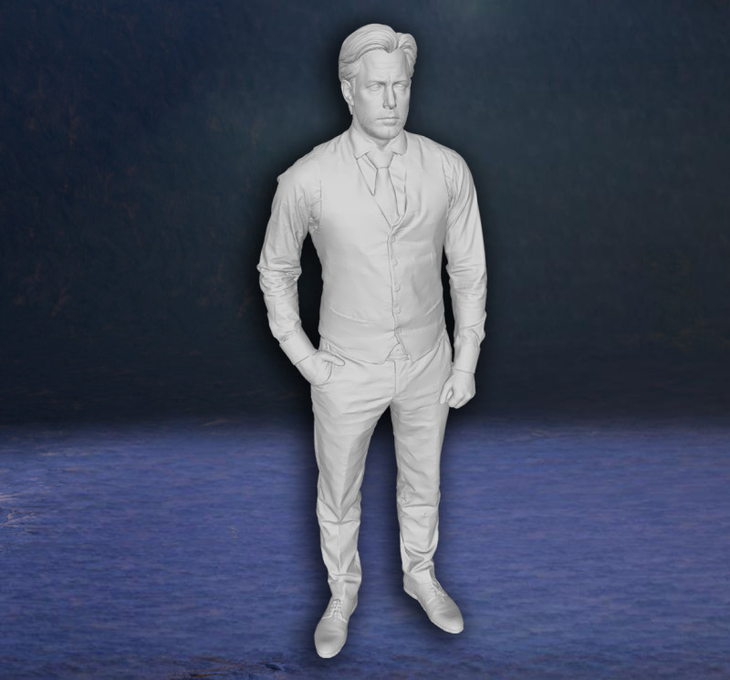 Ben Affleck Batman Super Hero Action Figures Custom 3D print model ...