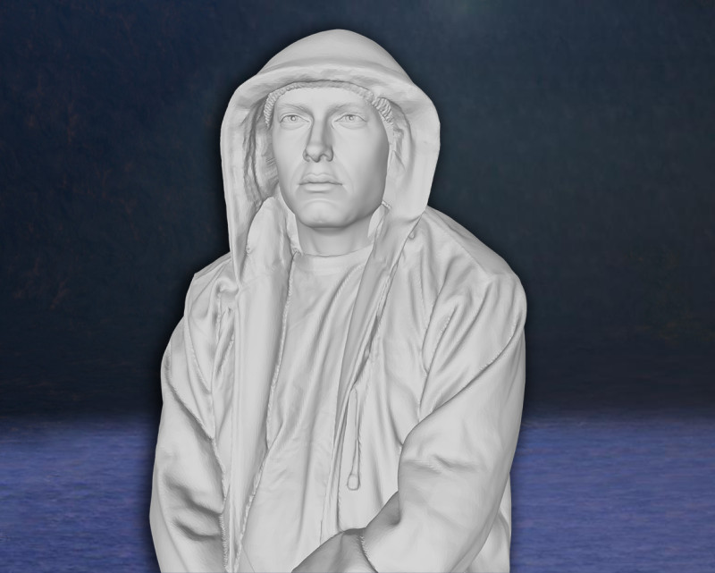 Eminem Legend Super Star Rap Hiphop music Action Figures Custom 3D ...