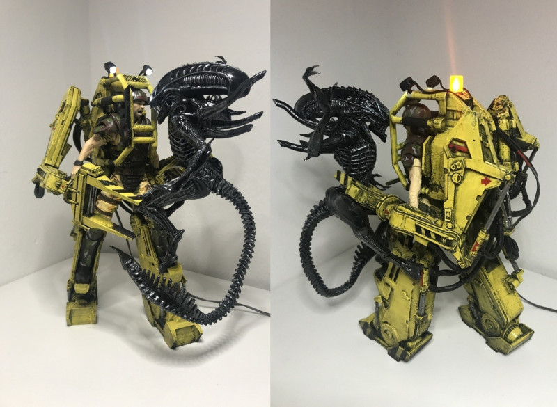 Alien Hudson Hicks Facehugger Ellen Ripley Newt Diorama Action Figures ...