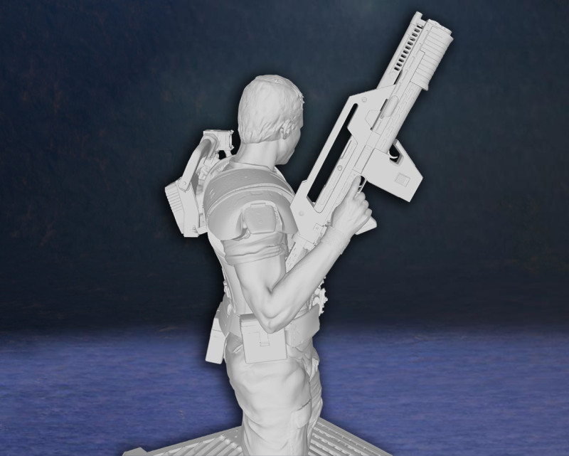 Alien Hudson Hicks Facehugger Ellen Ripley Newt Diorama Action Figures ...