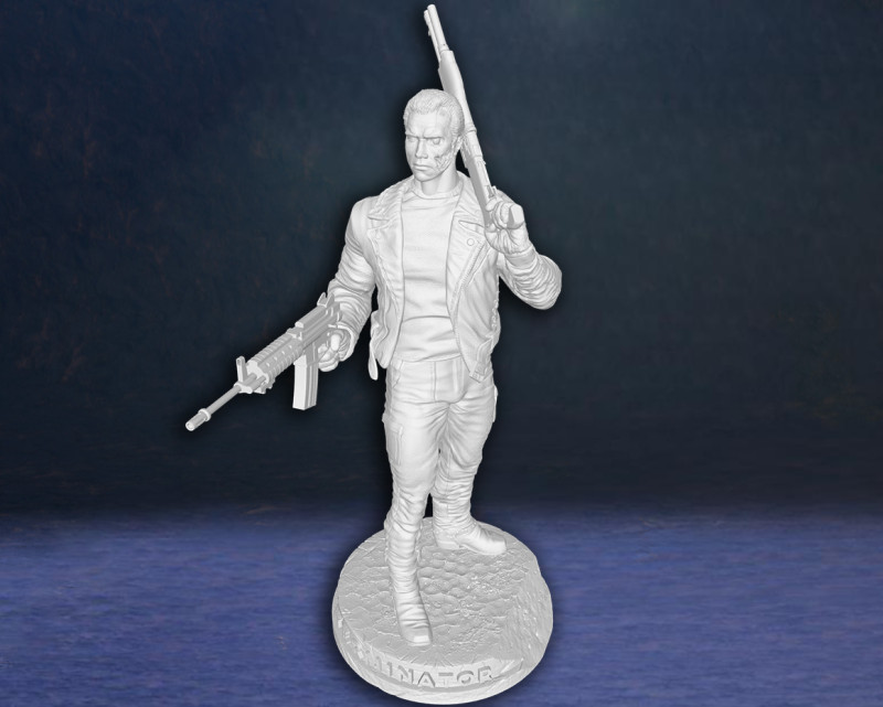 Terminator Arnold Schwarzenegger T-800 Endoskeleton Action Figures ...