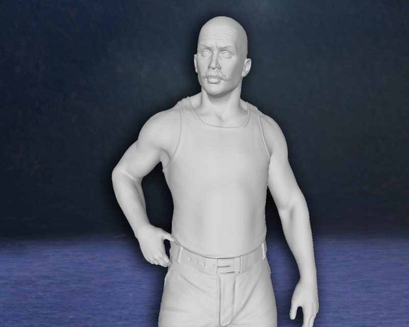 Bronson Tom Hardy Action Figures Custom 3D Print Model Modelo de ...