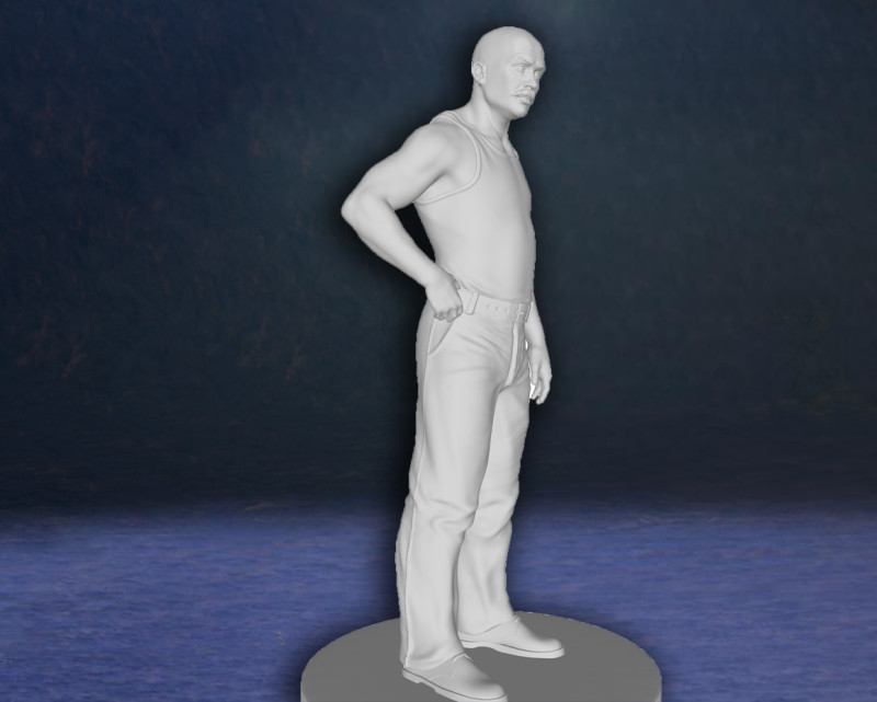 Bronson Tom Hardy Action Figures Custom 3D Print Model Modelo de ...