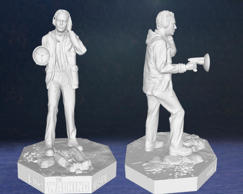 Sasha and Aaron Walking Dead Figures 3D Print Model 3D Print Model in ...