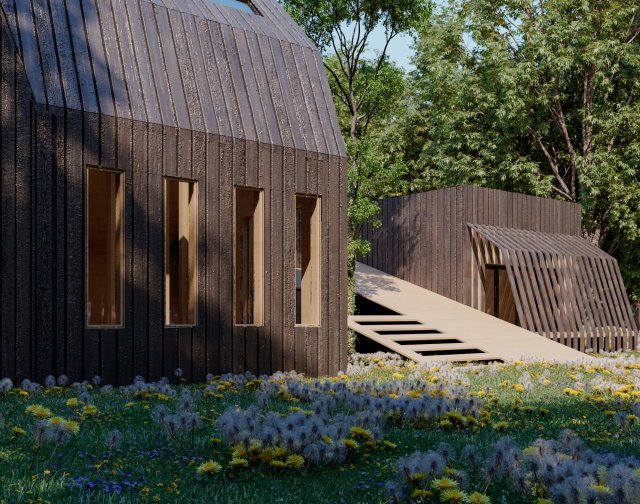 melted house project 3D Model in Buildings 3DExport