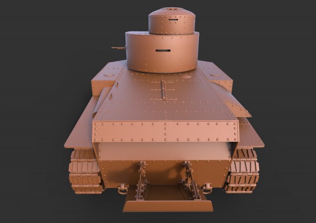 tank t-24 clean 3D Model in Tank 3DExport