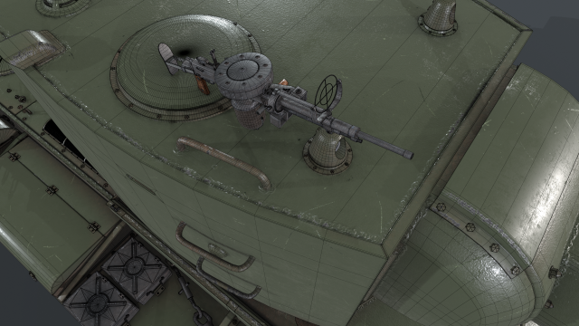 KV 2 model 1940 3D Model in Tank 3DExport