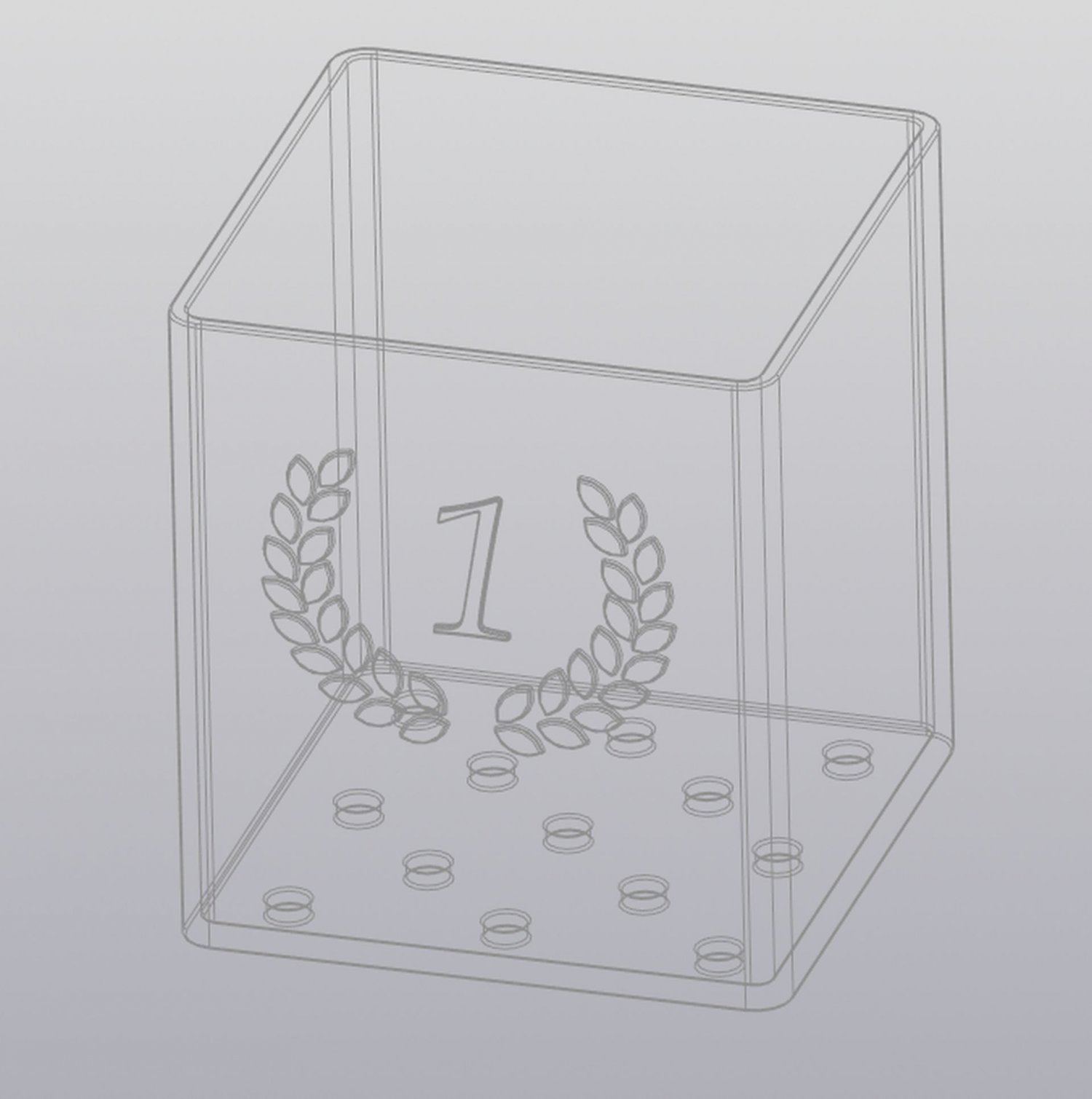 Prize podium Planter Modèles d'impression 3D in Décor 3DExport