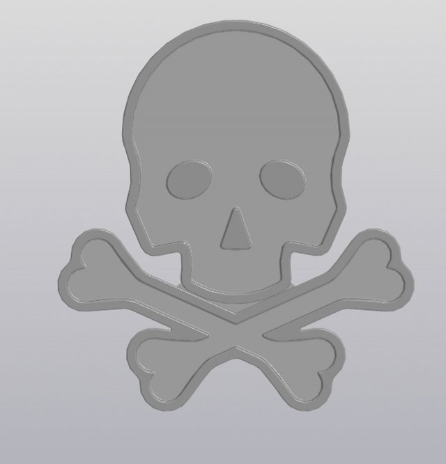 Skull and Bones Penholder 3D Print Model in Decor 3DExport