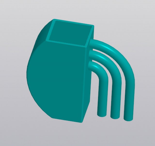 Half rainbow Vase Pen holder 3D Print Model in Decor 3DExport