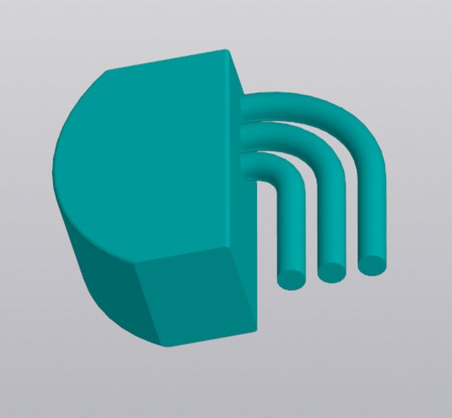 Half rainbow Vase Pen holder 3D Print Model in Decor 3DExport