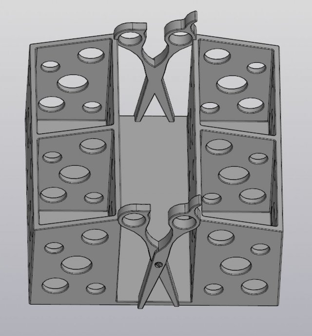 Hair Stylist Organizer v4 3D Print Model in Decor 3DExport