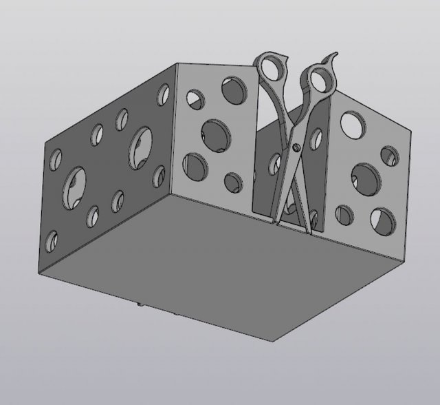 Hair Stylist Organizer v4 3D Print Model in Decor 3DExport