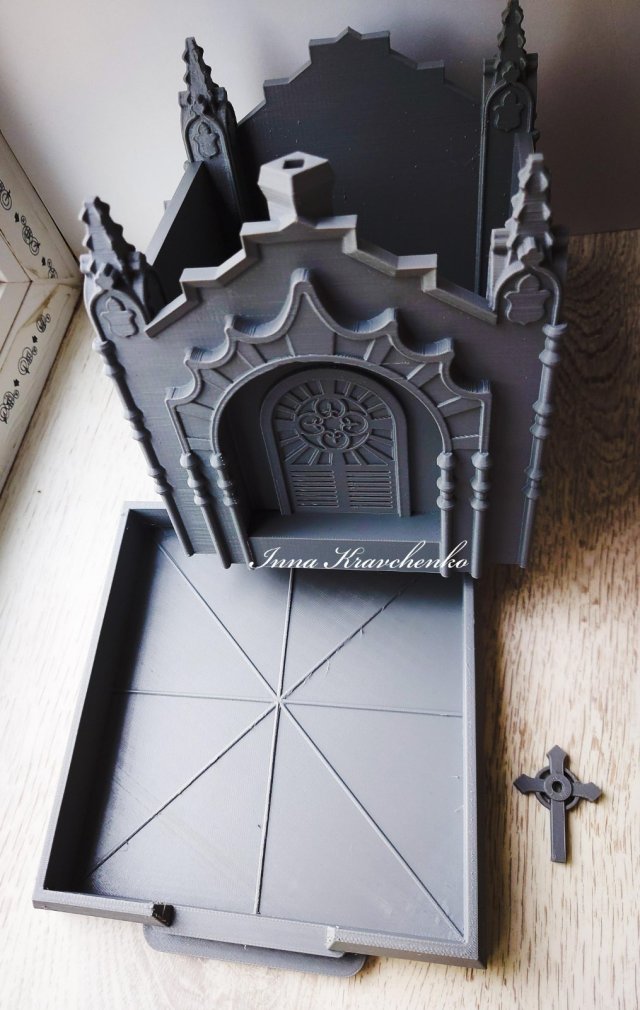 Gothic Crypt Planter 3D Print Model in Decor 3DExport