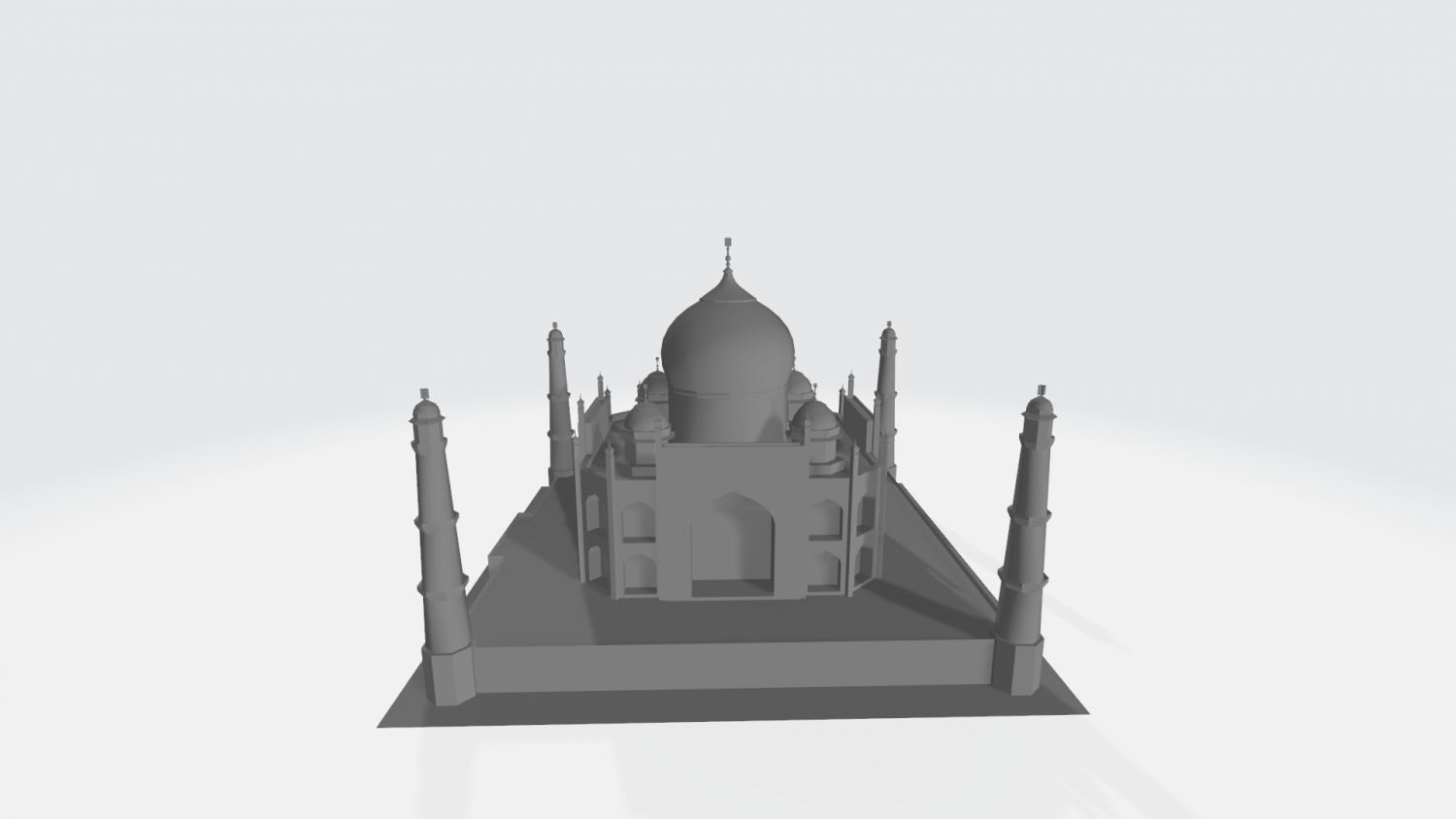 Taj Mahal 3D Model in Other 3DExport