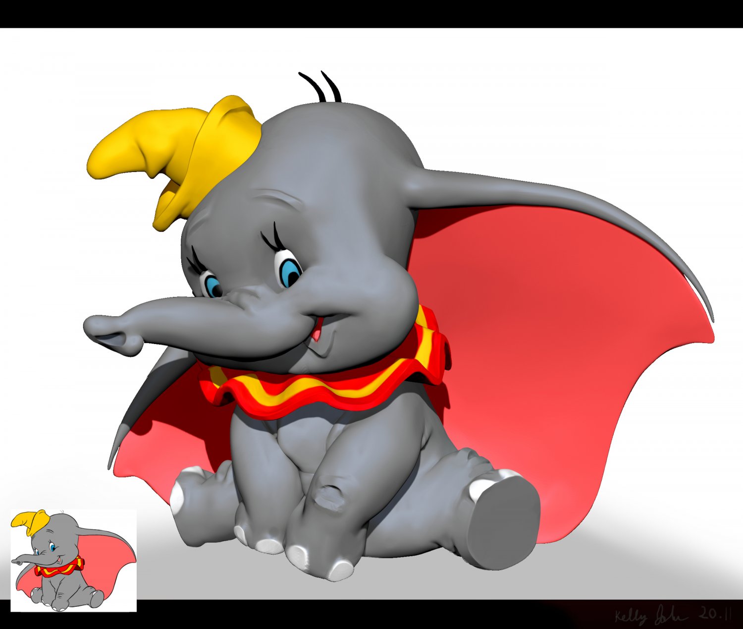 disneys dumbo zbrush sculpt character 3D Models in Elephant 3DExport