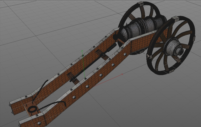 howitzer 3D Model in Artillery 3DExport