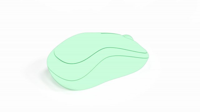 wireless mouse 3D Model in Computer 3DExport