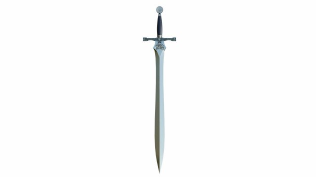 longsword 3D Model in Melee 3DExport