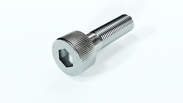Collection of 21 bolts and screws 3D Model in Miscellaneous 3DExport