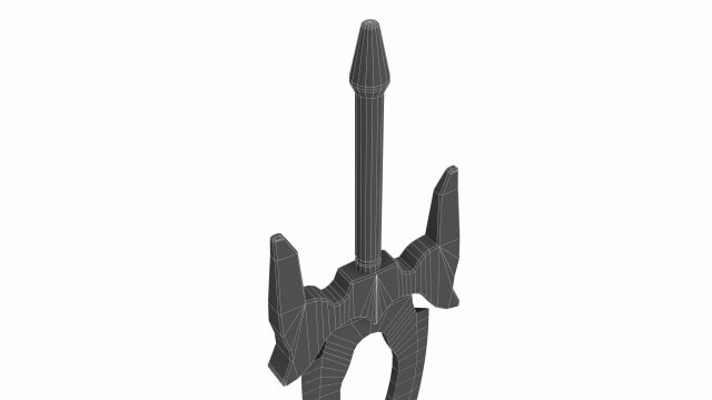 Sword 23 3D Model in Melee 3DExport