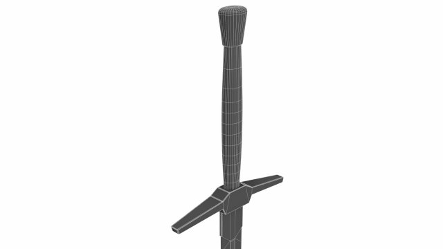 Longsword 7 3D Model in Melee 3DExport