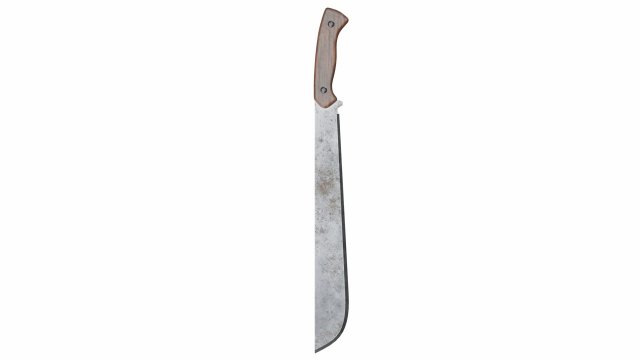 Machete 3D Model in Melee 3DExport