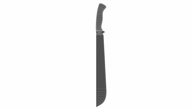 Machete 3D Model in Melee 3DExport