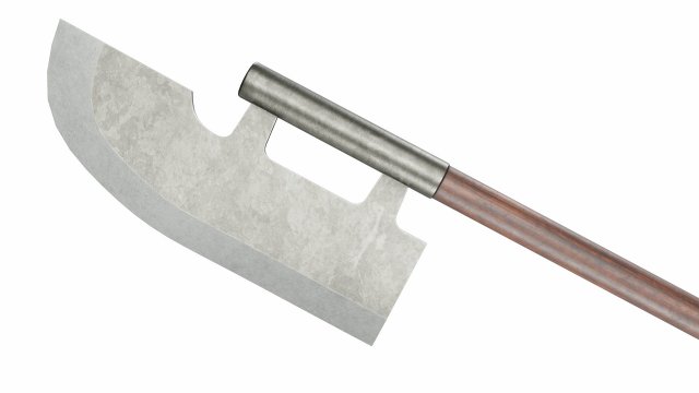 Halberd 3D Model in Melee 3DExport