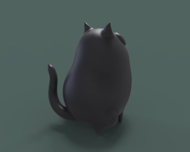the cute chubby cat 3d print model Free 3D Print Model in Animals 3DExport