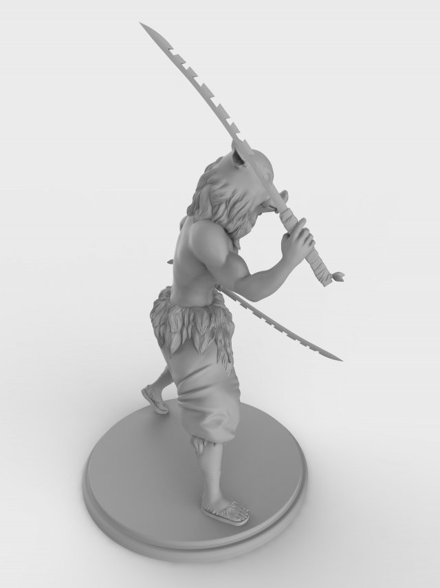 hashibira inosuke from demon slayer 3d print model 3D Print Model in ...