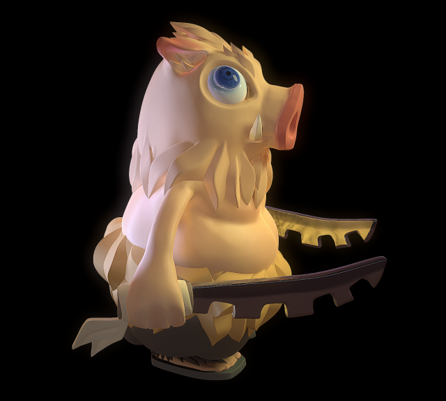 Hashibira inosuke from demon slayer 3d print model 3D Print Model in ...