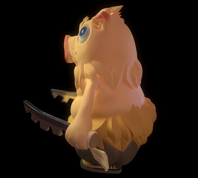 Hashibira inosuke from demon slayer 3d print model 3D Print Model in ...