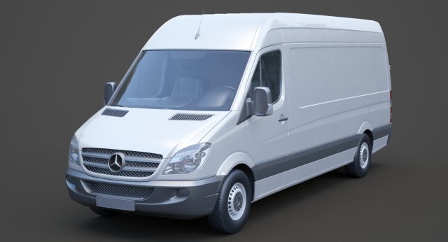 Mercedes-Benz Sprinter 3D Model in Van and Minivan 3DExport