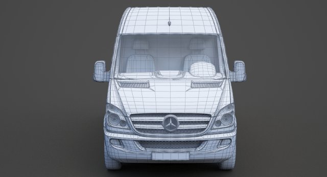 Mercedes-Benz Sprinter 3D Model in Van and Minivan 3DExport