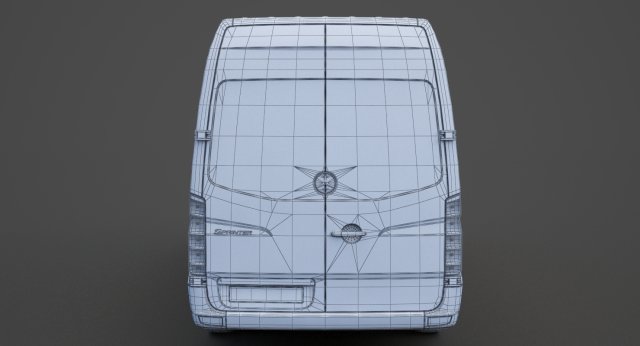 Mercedes-Benz Sprinter 3D Model in Van and Minivan 3DExport