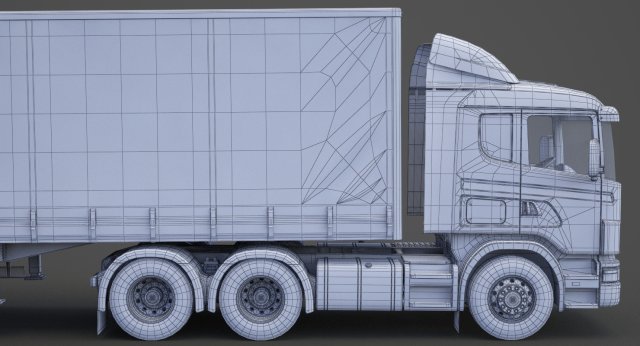 Scania Container Truck 01 3D Model in Truck 3DExport