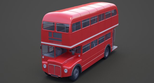Double Decker Bus 3D Model in Bus 3DExport