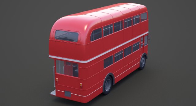 Double Decker Bus 3D Model in Bus 3DExport