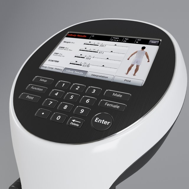 Inbody 570 3D Model in Medical Equipment 3DExport