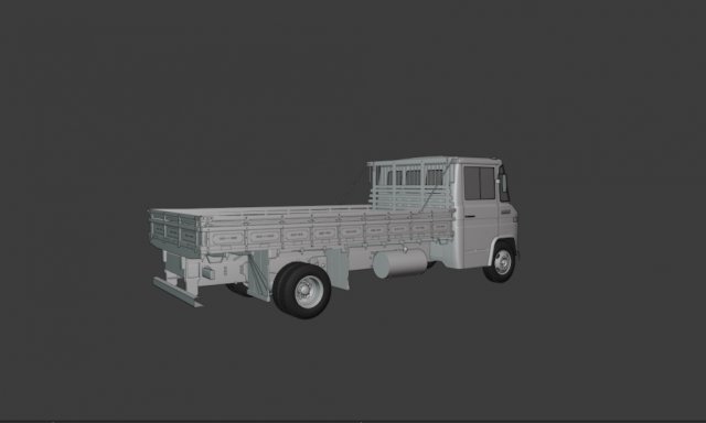Mercedes 608 3D Model in Truck 3DExport